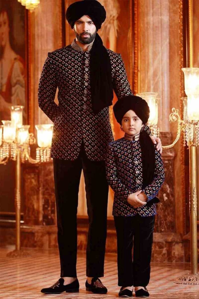 Top 5 Fashionable & Matching Jodhpuri Suit for Father and Son