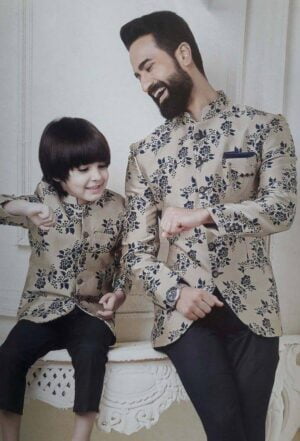 Top 5 Fashionable & Matching Jodhpuri Suit for Father and Son